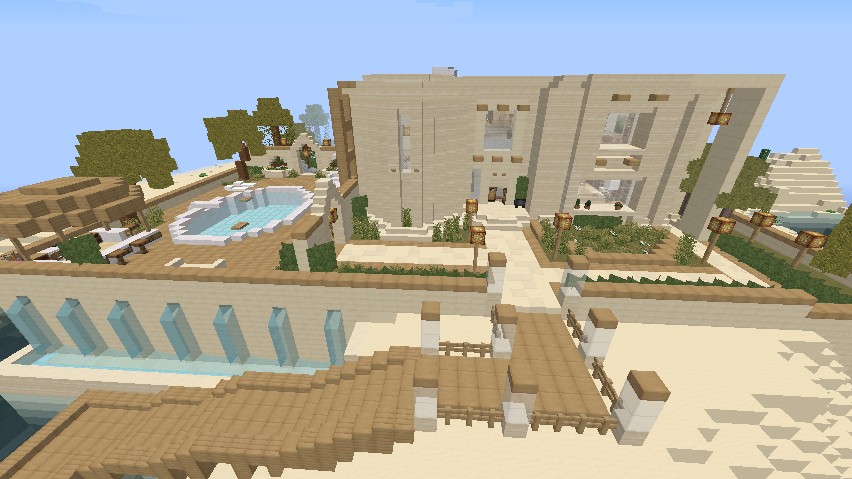 Arabian Modern Mansion Minecraft Map
