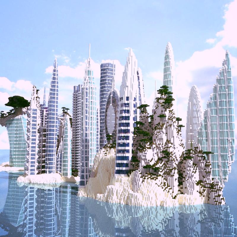 A City by the Water Minecraft Map
