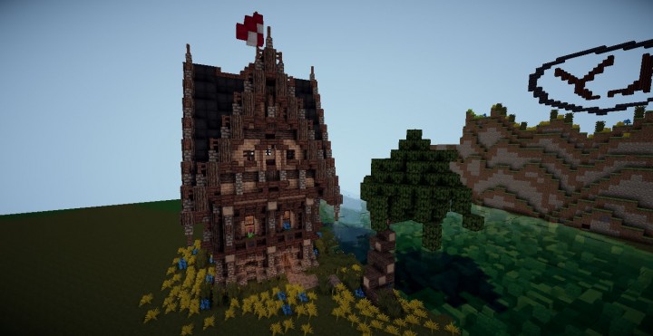 How to make a timelapse out of pre-built structures, and not yet built!