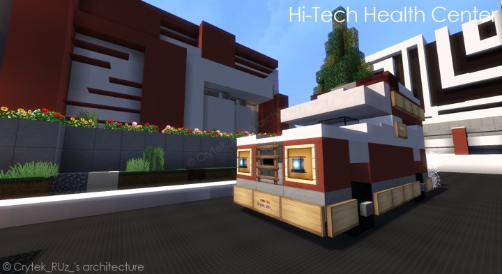 Modern Hi-Tech Health Center Minecraft Map