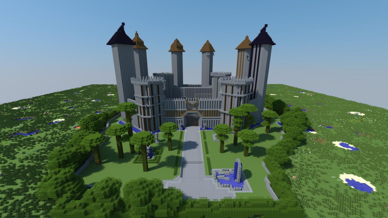 Arcadia Castle The secrets of Parkour Palace Minecraft Map