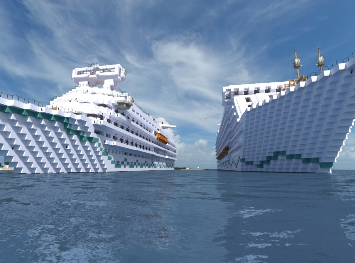 2 Modern Cruise Ships - Over 300 blocks! - [DOWNLOAD] - Ninaman ...