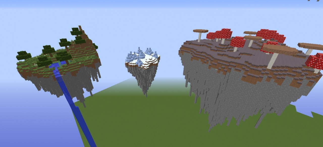 Floating Islands - Various Biomes Minecraft Map