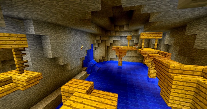 Cave Parkour Minecraft Map