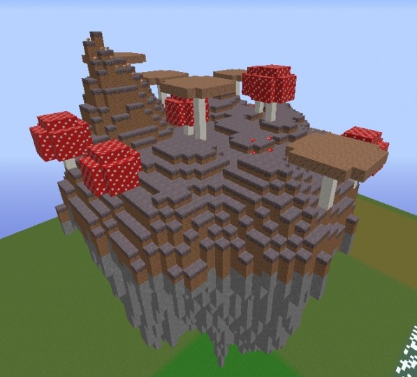 Floating Island Hub Spawn Minecraft Map