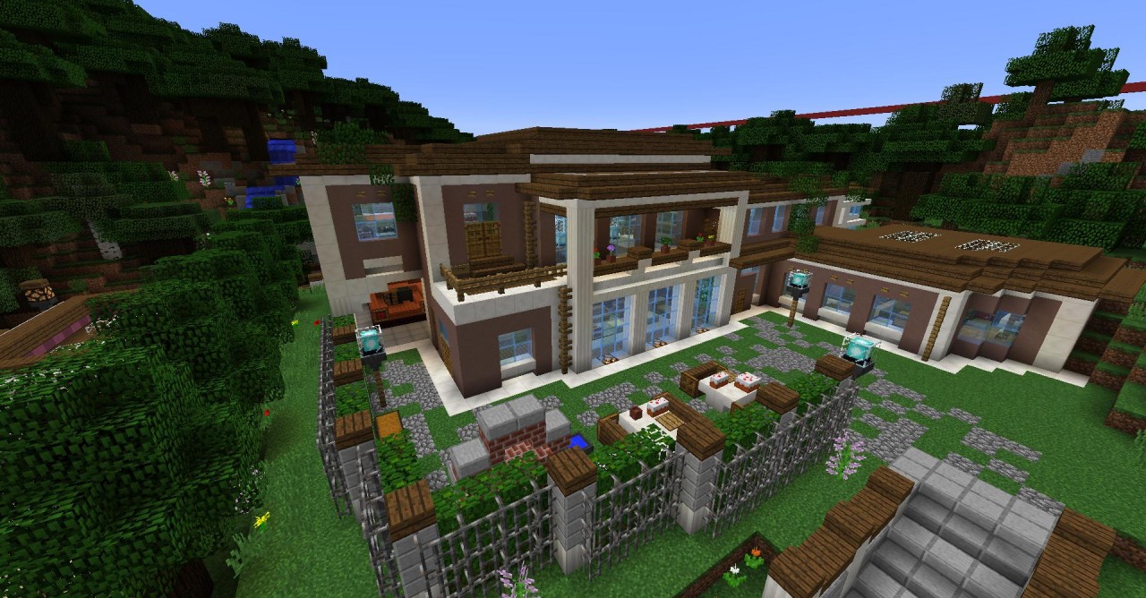 Modern Beach Mansion #2 Minecraft Map