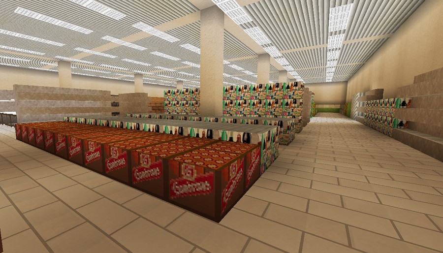 Kaufland supermarket - ultra HQ Minecraft Map