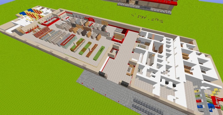 Kaufland supermarket - ultra HQ Minecraft Map
