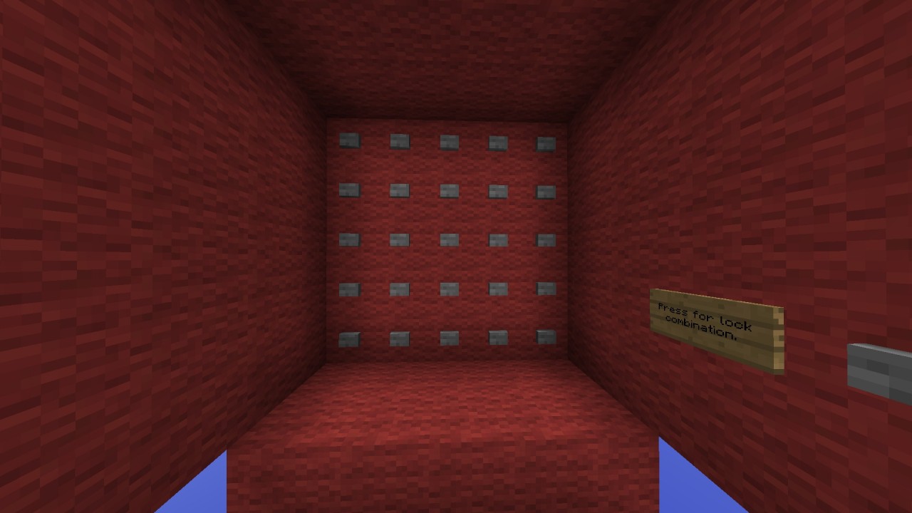 5x5 (25 Digit) Combination Lock Minecraft Map