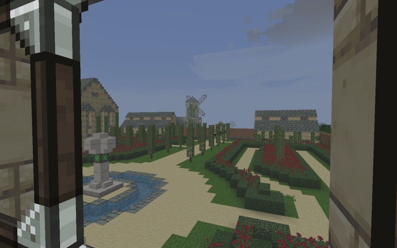 Cliffside Mansion with boat dock Minecraft Map