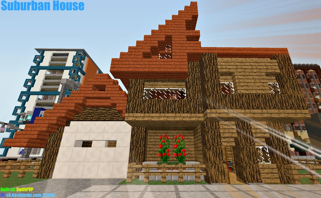 [Suburban Series] • Suburban House Minecraft Map