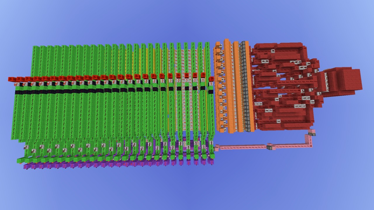 5x5 (25 Digit) Combination Lock Minecraft Map