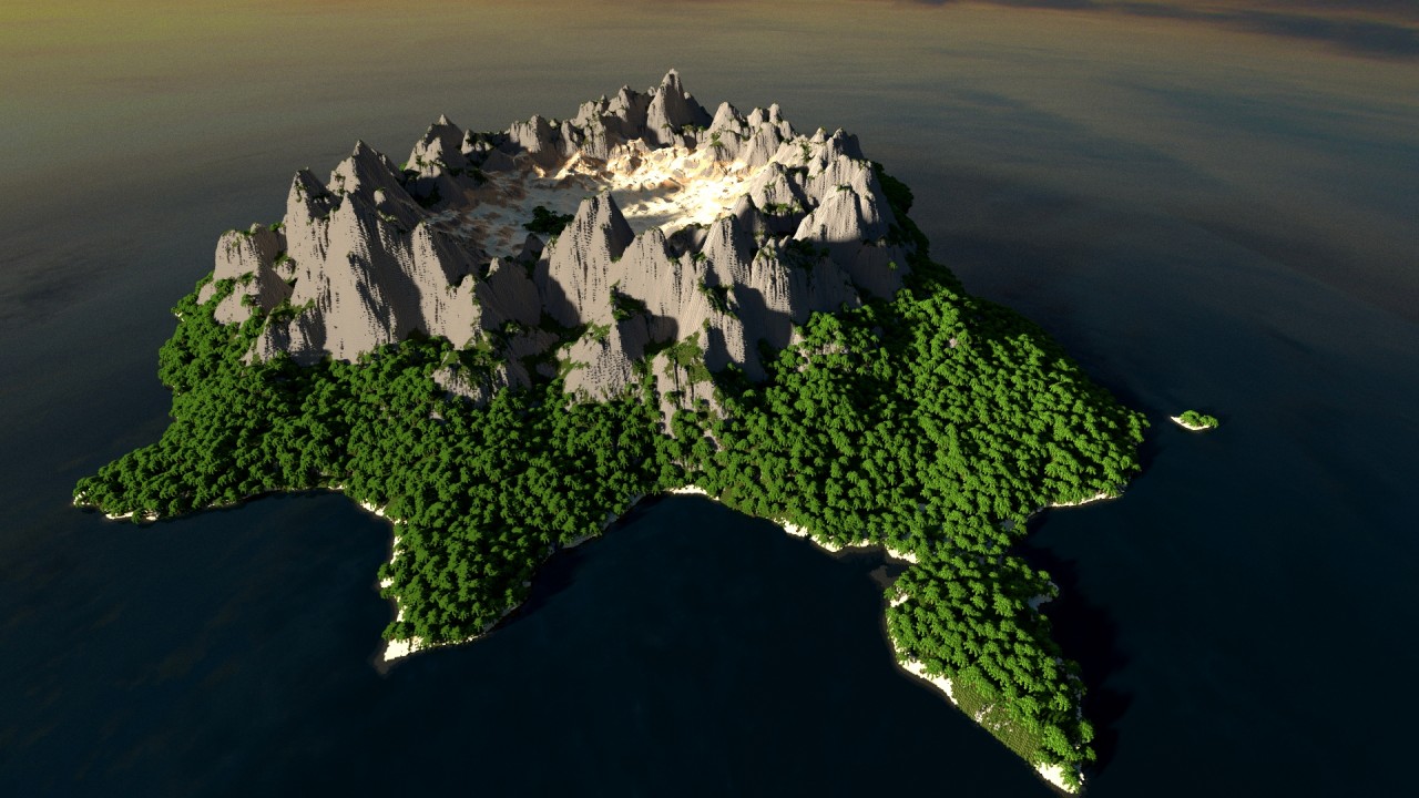 Tropical Island Minecraft Map