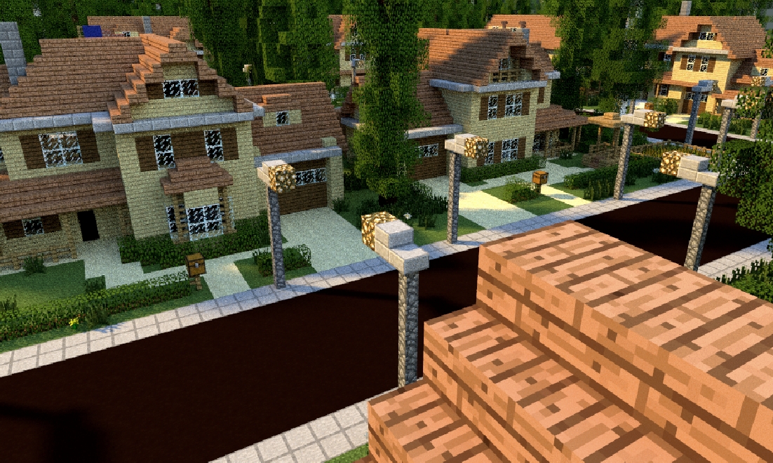 GREENVILLE idyllic village for download (Map + Schematics) Minecraft Map