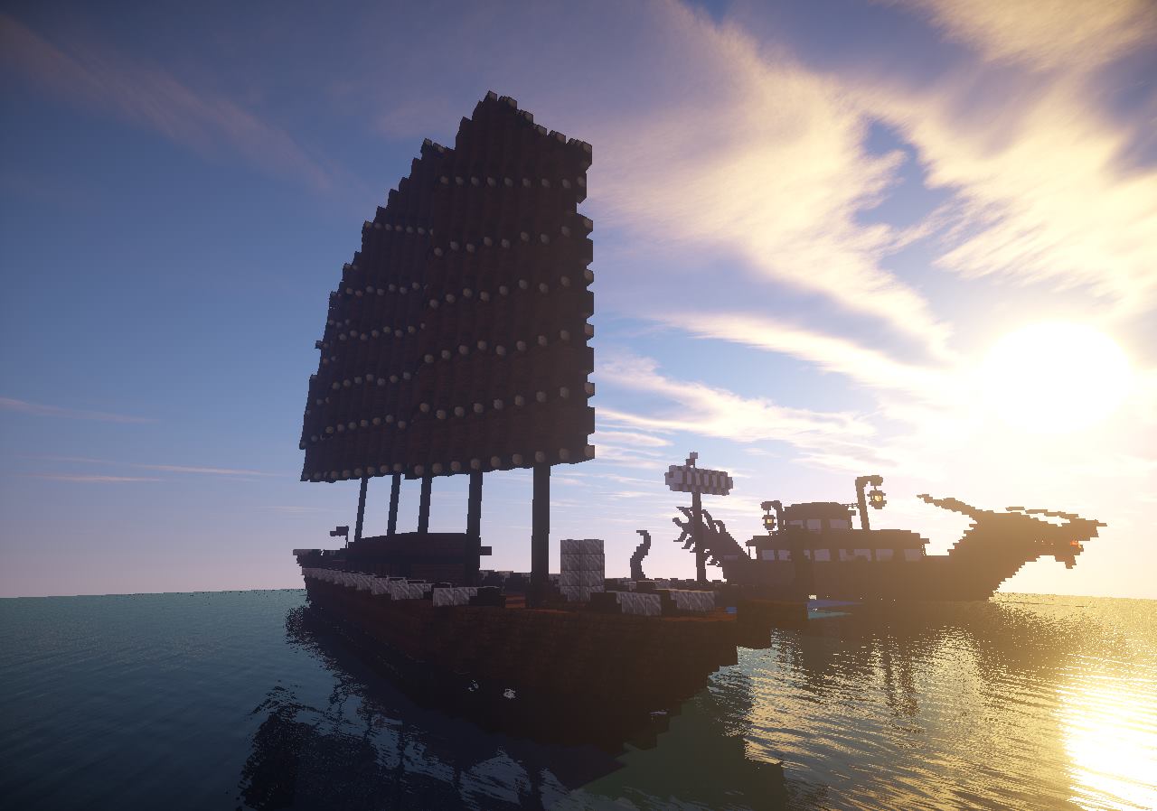 Junk/Atakebune/Viking Ship Minecraft Map