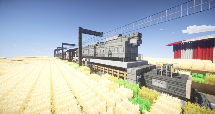 Big boy Steam locomotive, made for 3 wide track Minecraft Map