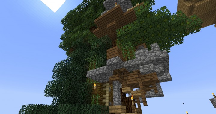 Minecraft Tree House Minecraft Map