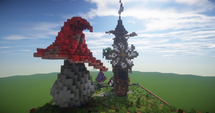 The moving house [Built on the KissMyCreative Server] Minecraft Map