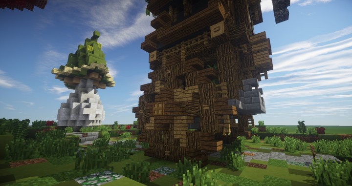 The moving house [Built on the KissMyCreative Server] Minecraft Map