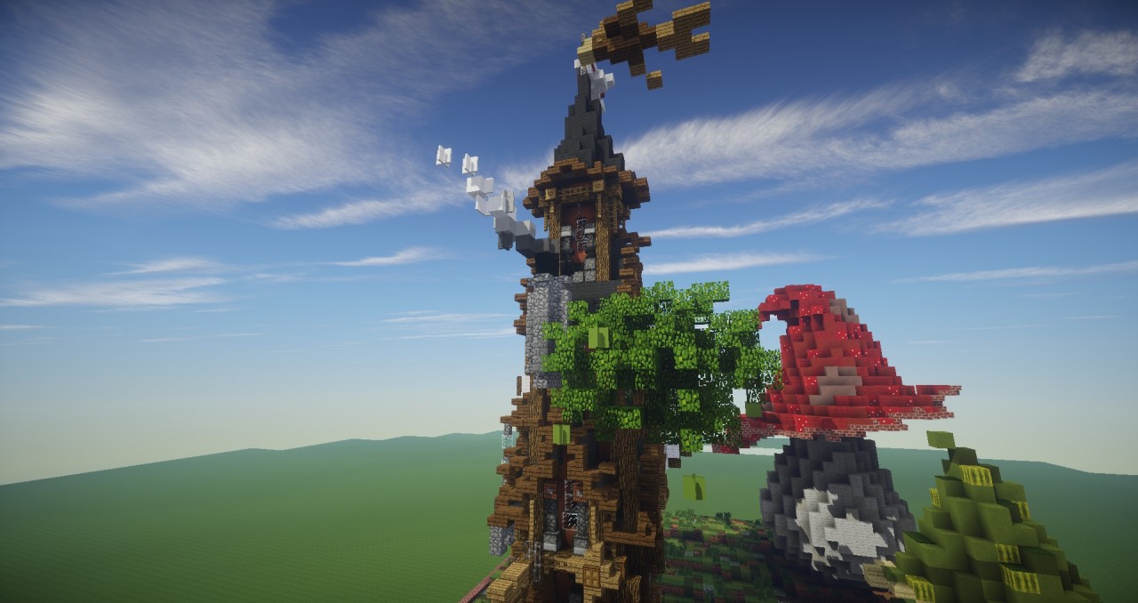 The moving house [Built on the KissMyCreative Server] Minecraft Map