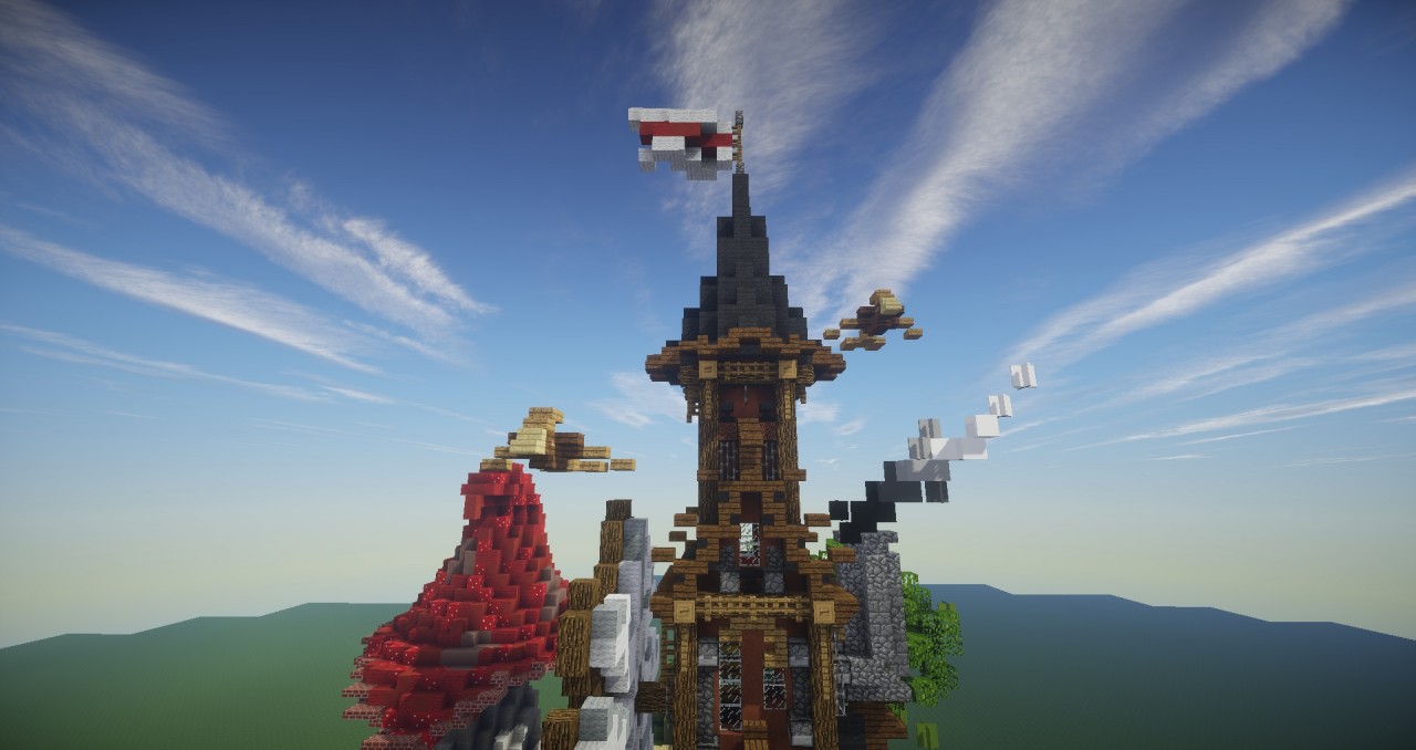 The moving house [Built on the KissMyCreative Server] Minecraft Map