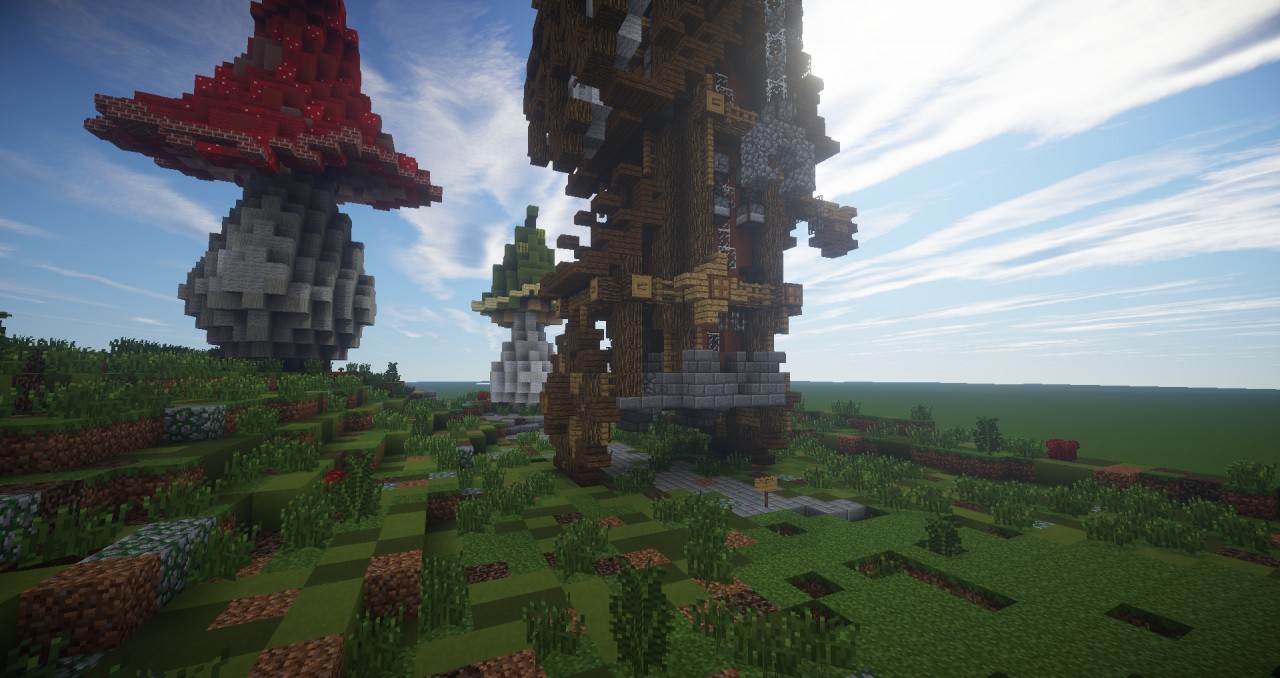 The moving house [Built on the KissMyCreative Server] Minecraft Map