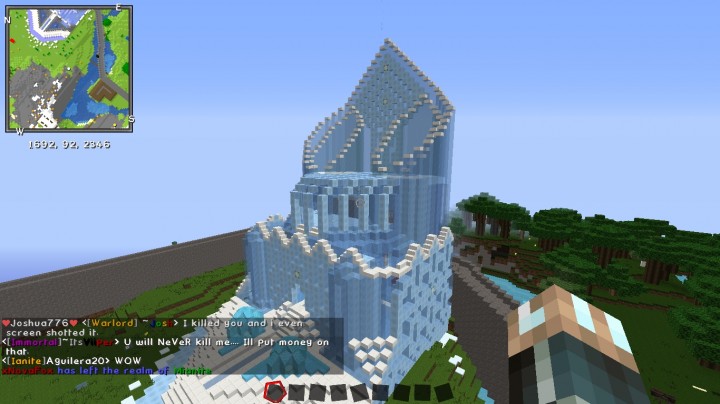Frozen Castle - Elsa Minecraft Map