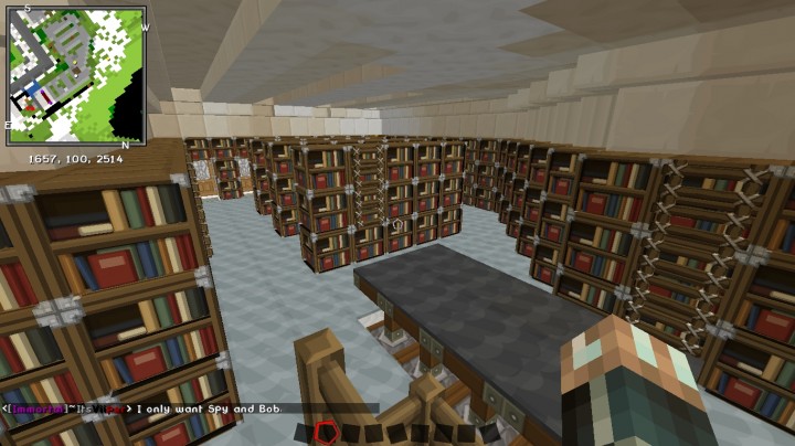 Library Concept Minecraft Map