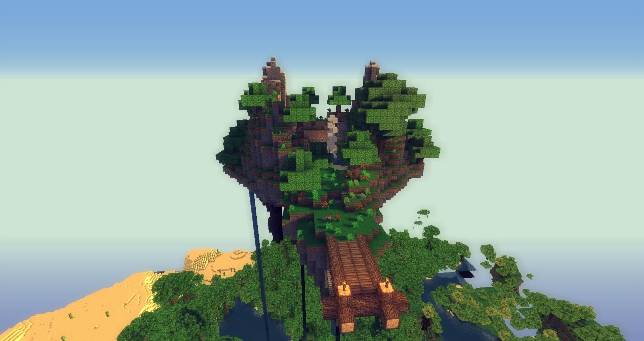 Small Floating paradise [Terra Lacus] Minecraft Map