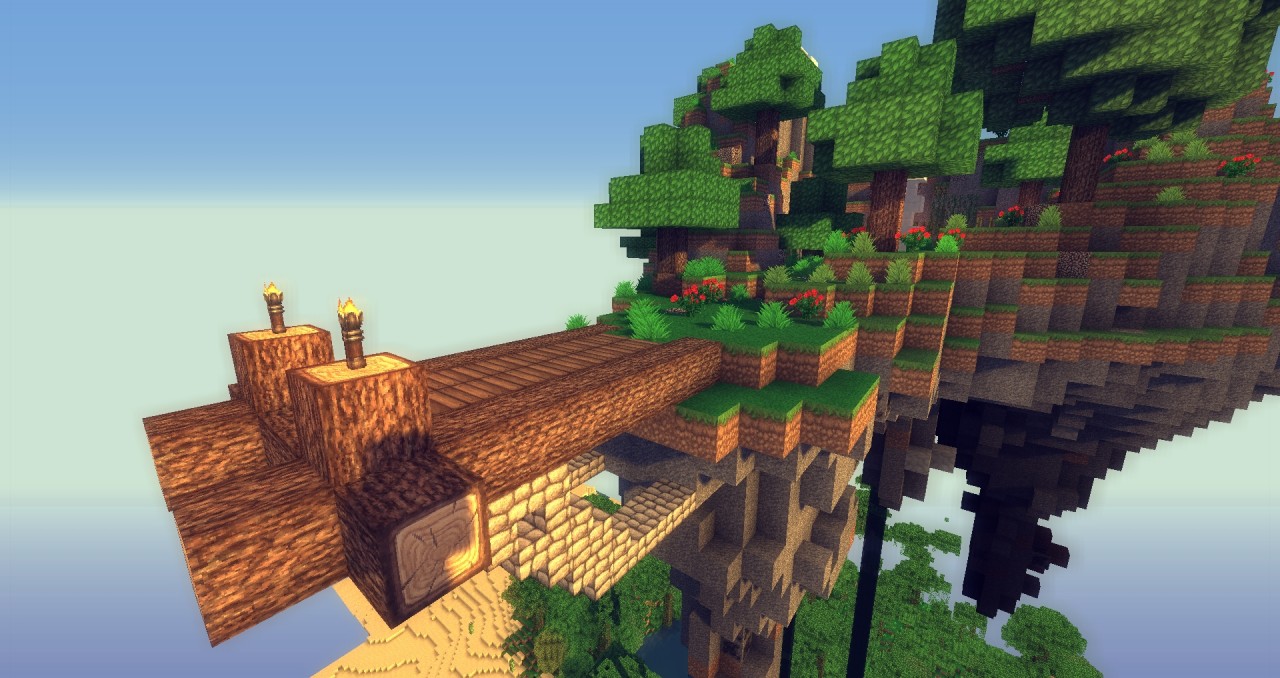 Small Floating paradise [Terra Lacus] Minecraft Map