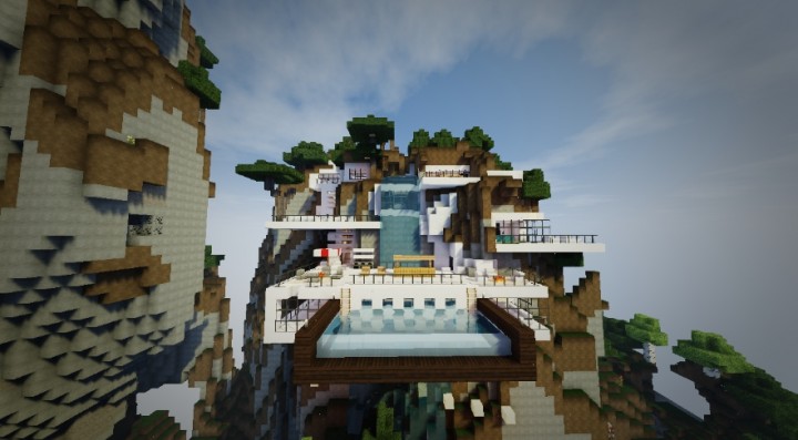 Zen Mountain house Minecraft Map