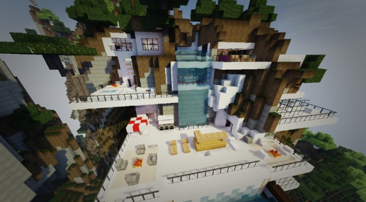 Zen Mountain house Minecraft Map