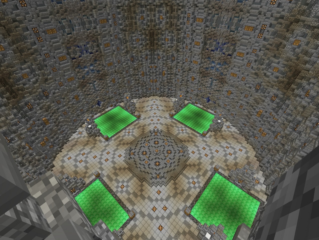 A Prison Mine. Minecraft Map