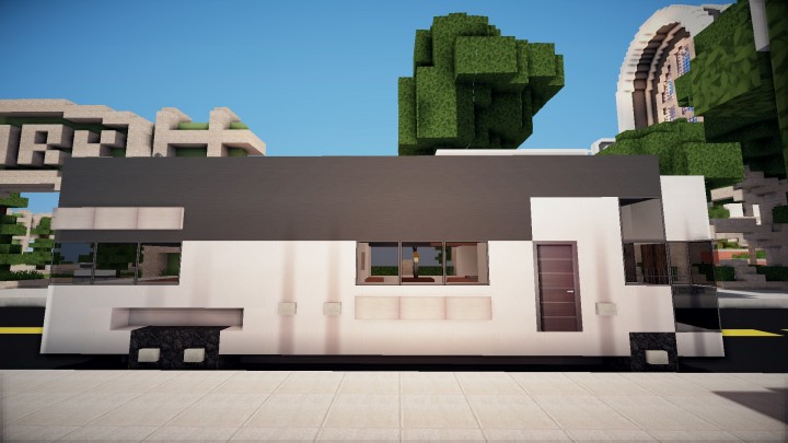 Minecraft: Coach Bus Minecraft Map
