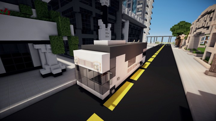 Minecraft: Coach Bus Minecraft Map