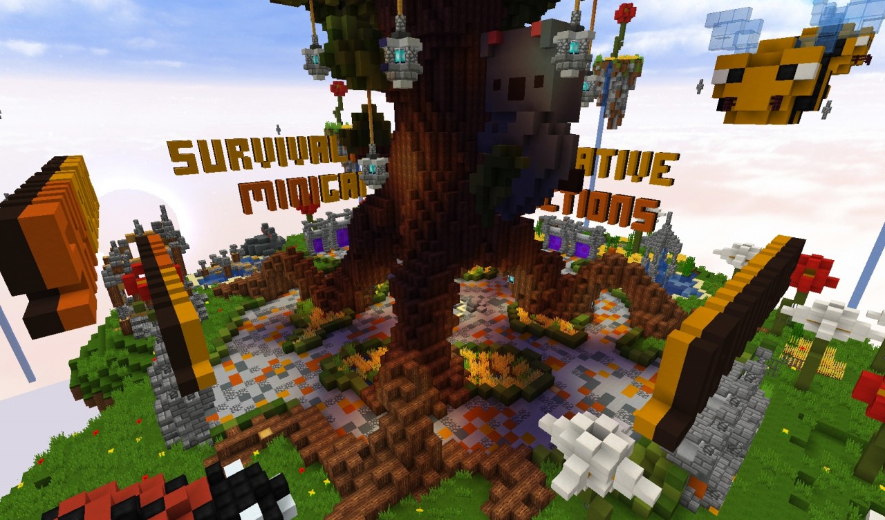 [Craft#MC-RO.RO] Fantasy Hub by FancyMoustache Minecraft Map