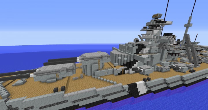 DKM Bismarck 1:1 Minecraft Project