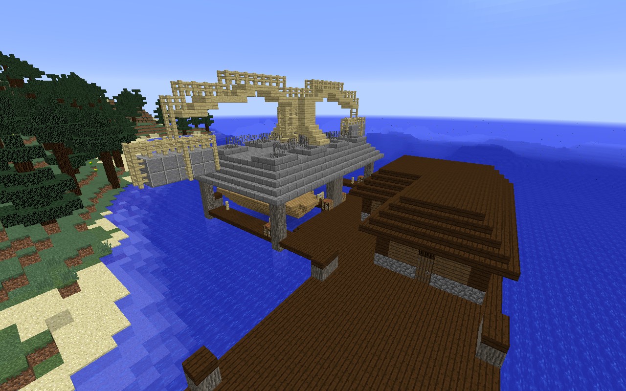 Survival: Vesuna Shipyard Minecraft Map