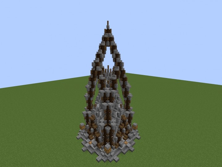A small tower. Minecraft Project