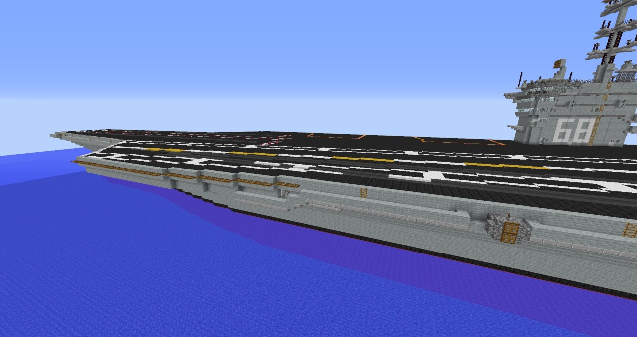 USS Nimitz (CVN-68) 1:1 Minecraft Map
