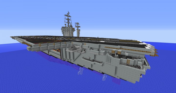USS Nimitz (CVN-68) 1:1 Minecraft Map