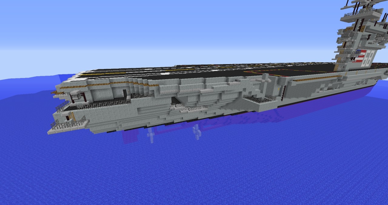 USS Nimitz (CVN-68) 1:1 Minecraft Map