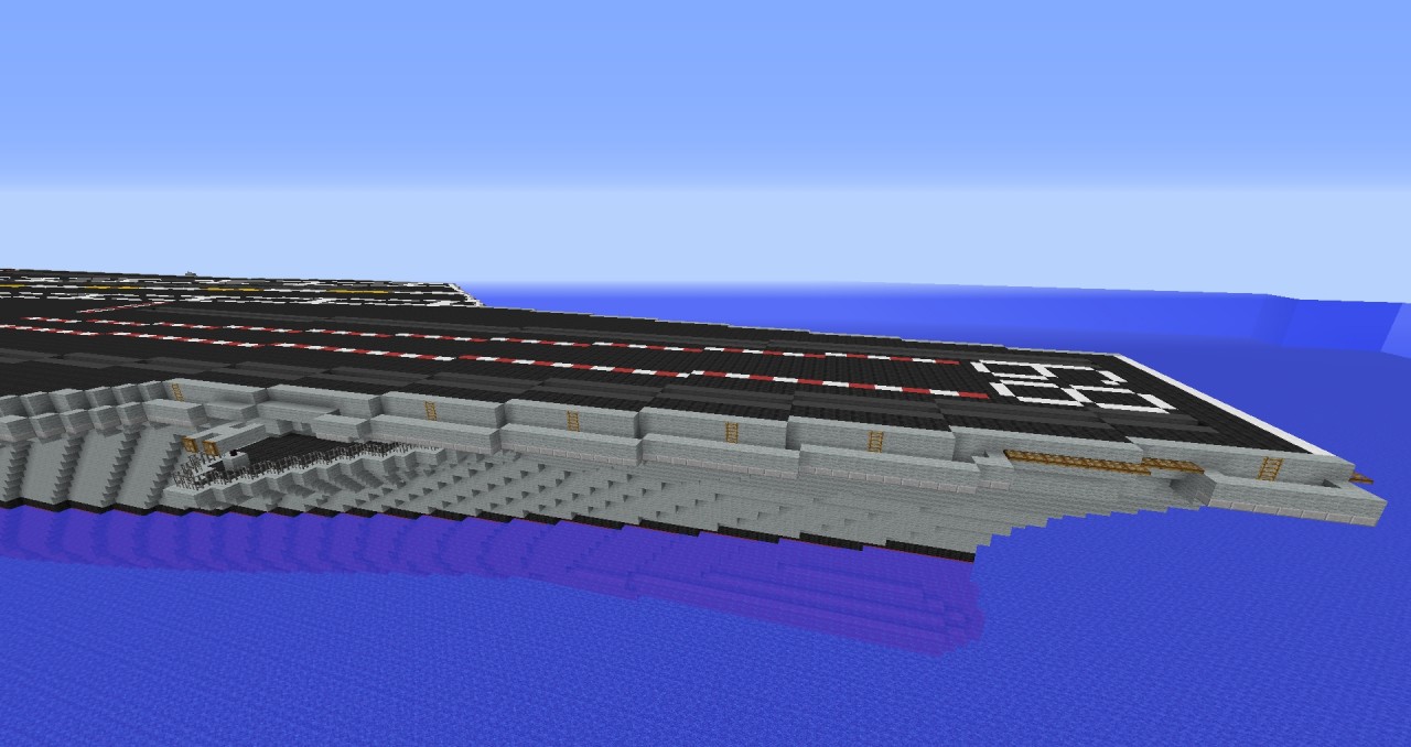USS Nimitz (CVN-68) 1:1 Minecraft Map
