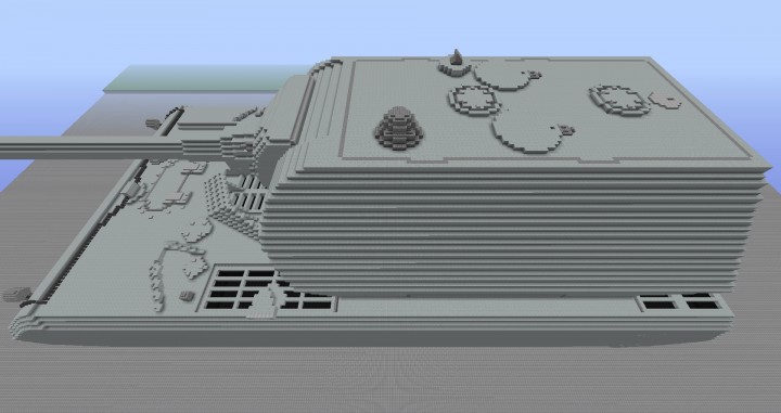 Panzerkampfwagen VIII Maus 27:1 Minecraft Map