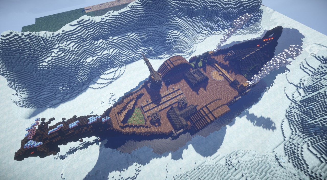 Azaghal Ymir - Dwarven Steamship [Download] Minecraft Map