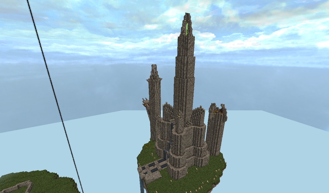 Floating Island Castle Minecraft Map