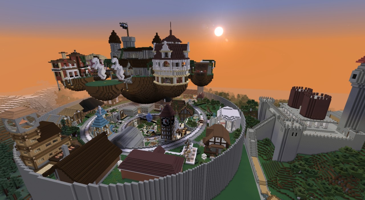 New Aether: Server Capitol | Build Project | Minecraft Map