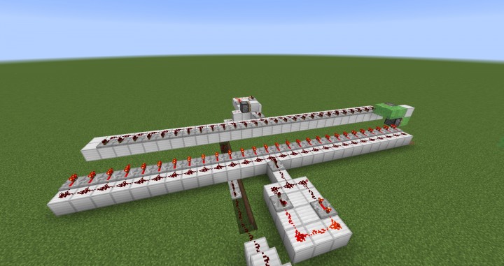 Automatic redstone train Minecraft Project