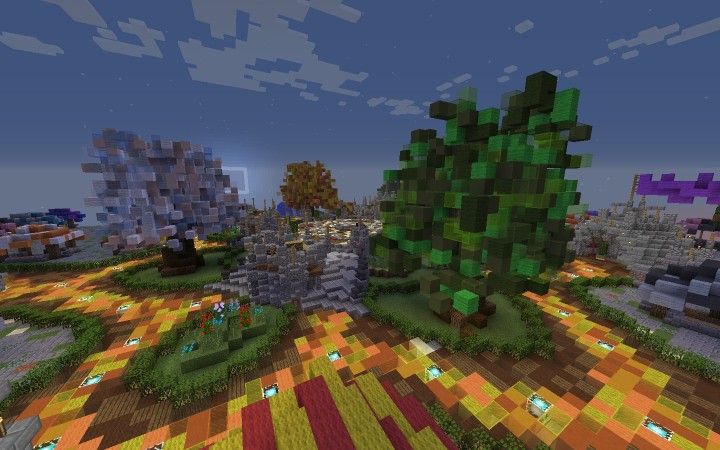 Colorfull Spawn Minecraft Map