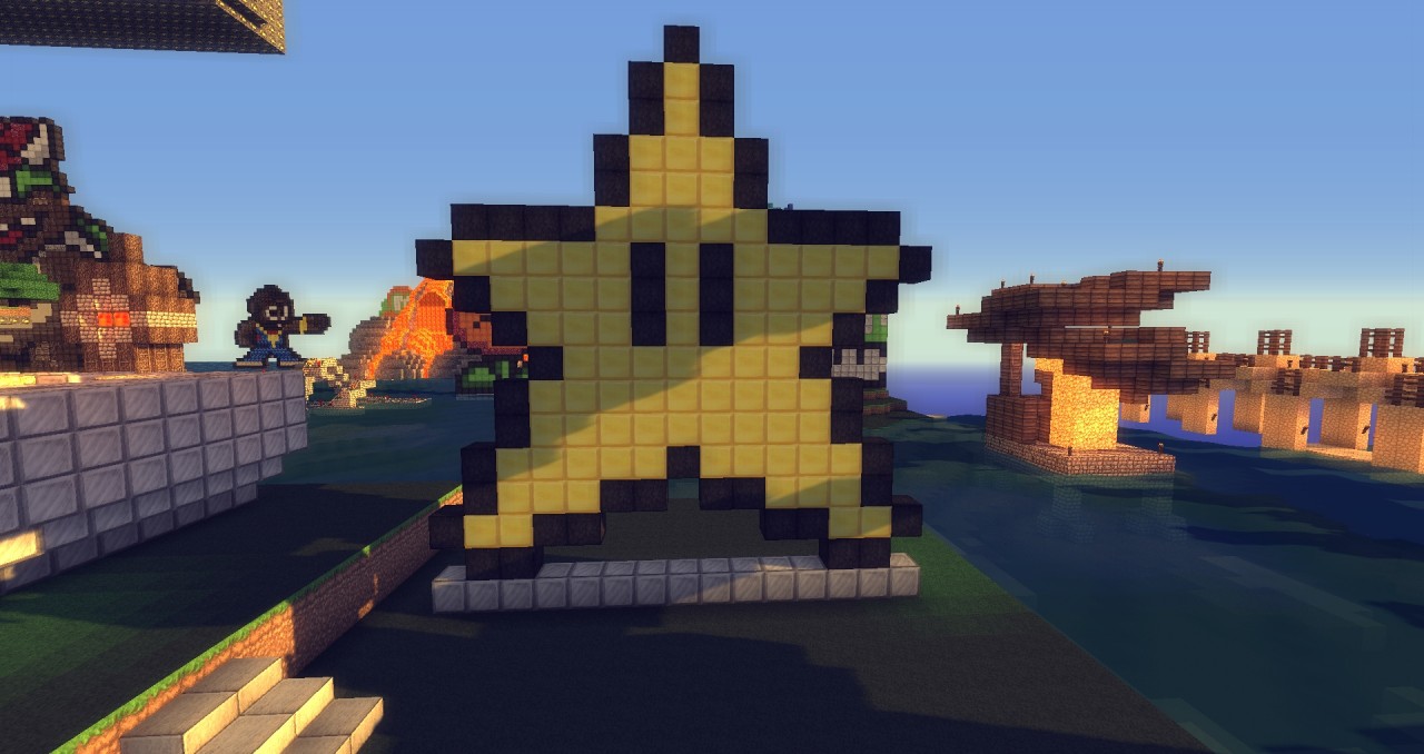 Retro Gaming Old World Compilation [Pixelart] Minecraft Map